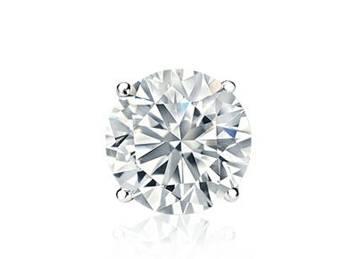 Single Diamond Studs at DiamondStuds.com