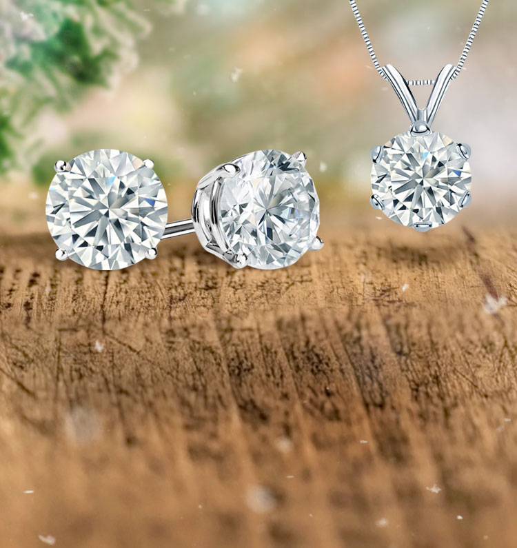 Diamond Studs, Diamond Stud Earrings at DiamondStuds.com